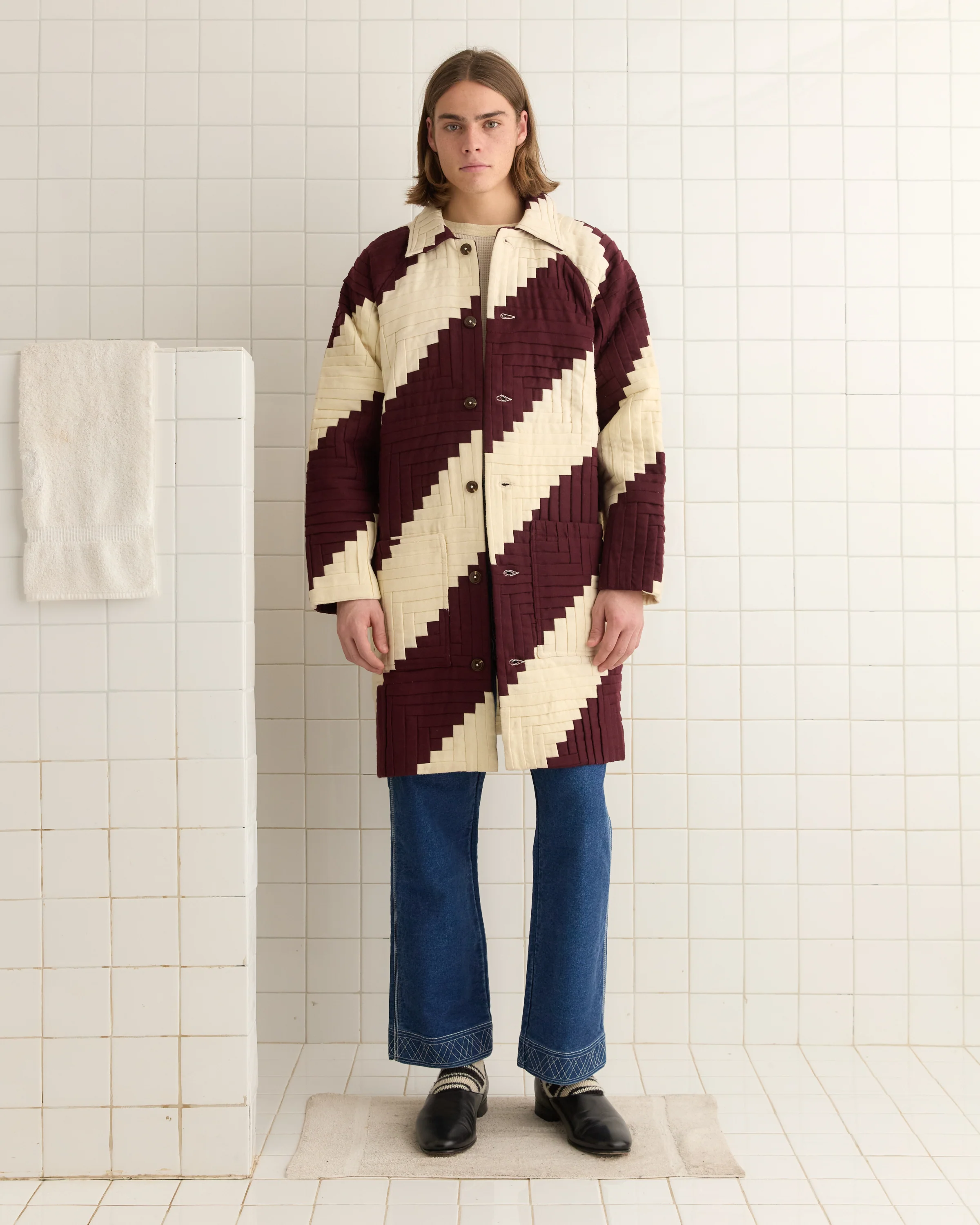 Log Cabin Suiting Coat - BODE