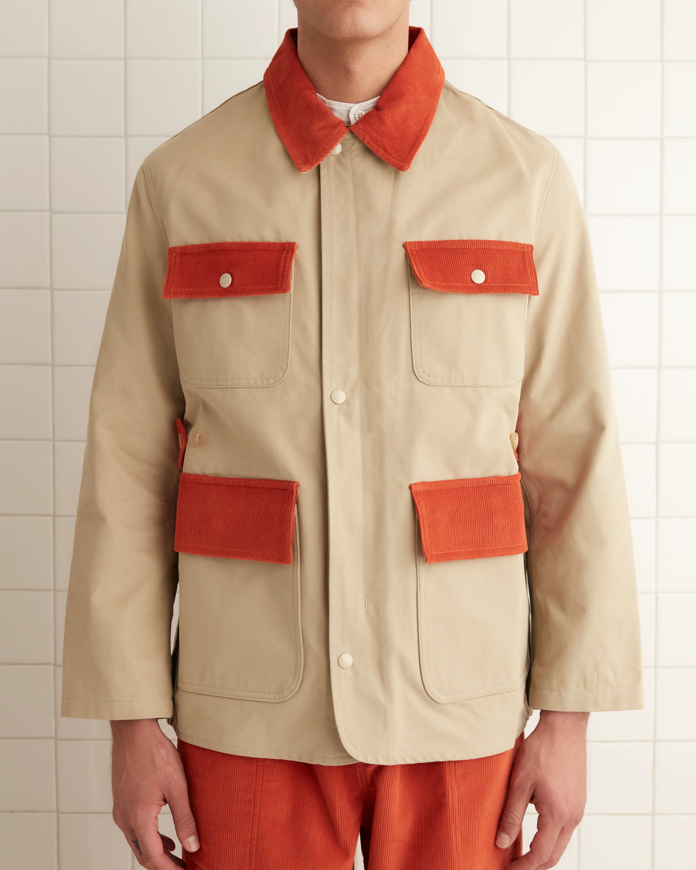 Corduroy Trim Hunting Jacket - BODE
