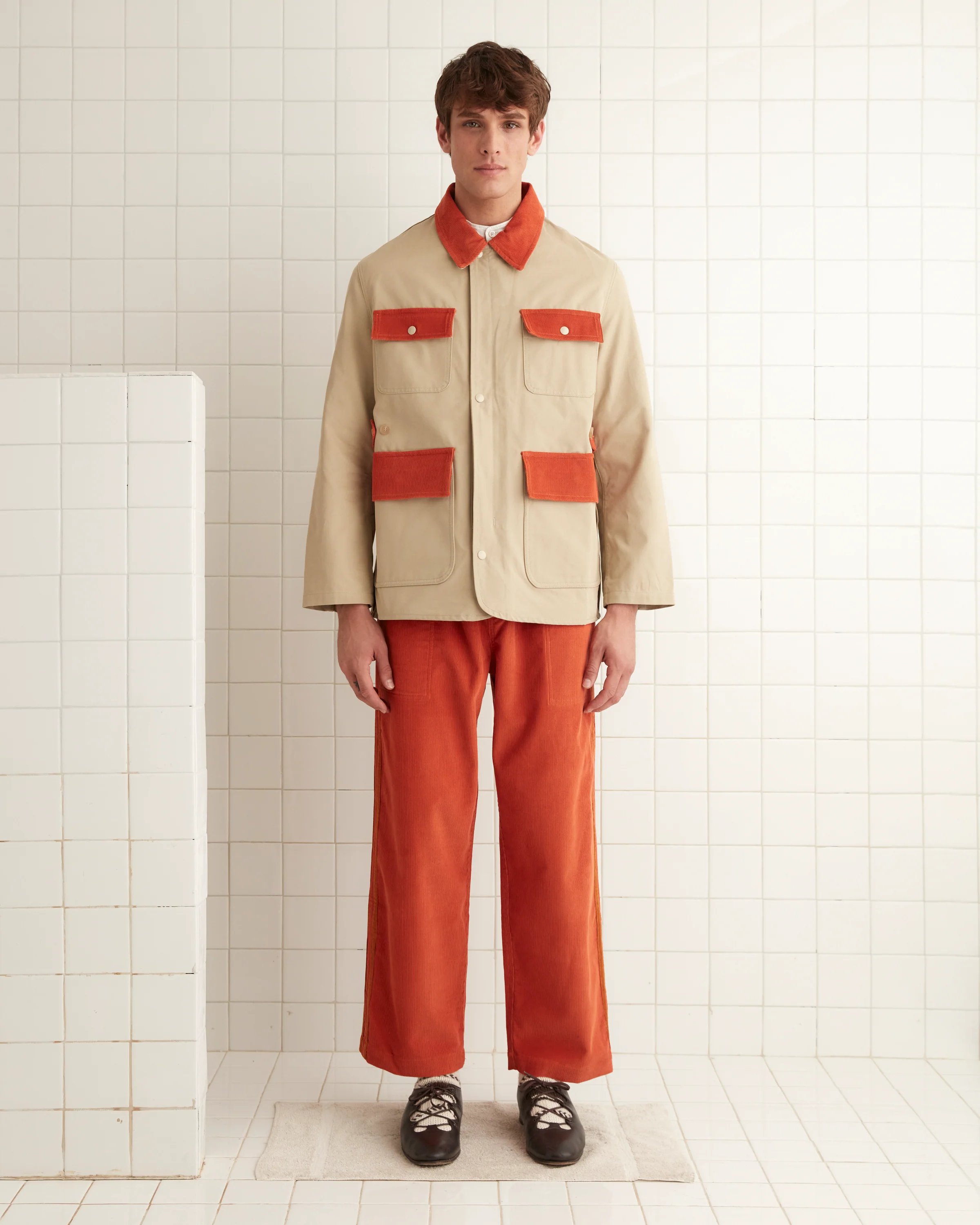 Corduroy Trim Hunting Jacket - BODE